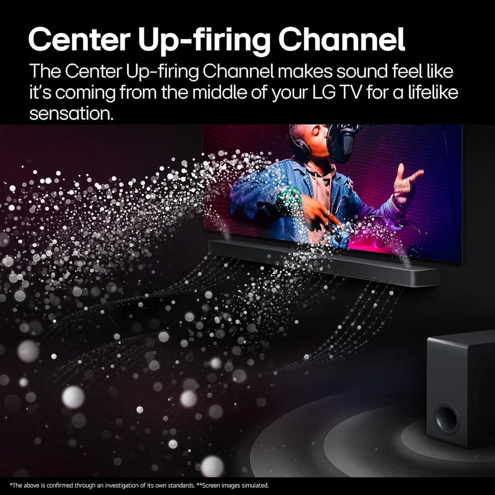 Buy LG S77TY 400W Bluetooth Soundbar with Remote (Dolby Atmos, 3.1.3 ...