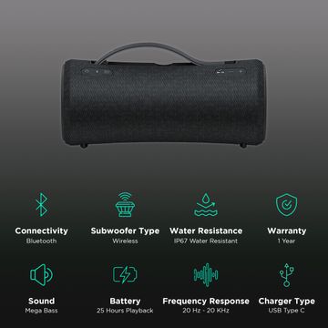 Buy SONY SRS-XG300 Portable Bluetooth Speaker (IP67 Water Resistant ...