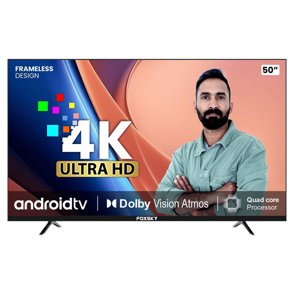 Buy Foxsky 50FS-VS 127 cm (50 inch) 4K Ultra HD LED Android TV with ...