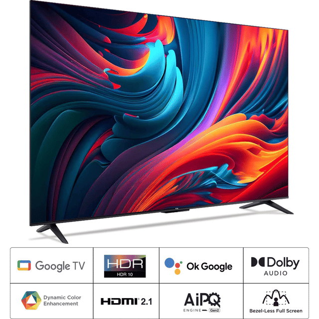 Buy TCL P635 Pro 109 cm (43 inch) 4K Ultra HD LED Google TV with Dolby ...