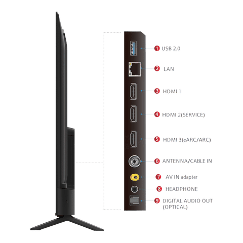 Buy TCL P635 Pro 109 cm (43 inch) 4K Ultra HD LED Google TV with Dolby ...