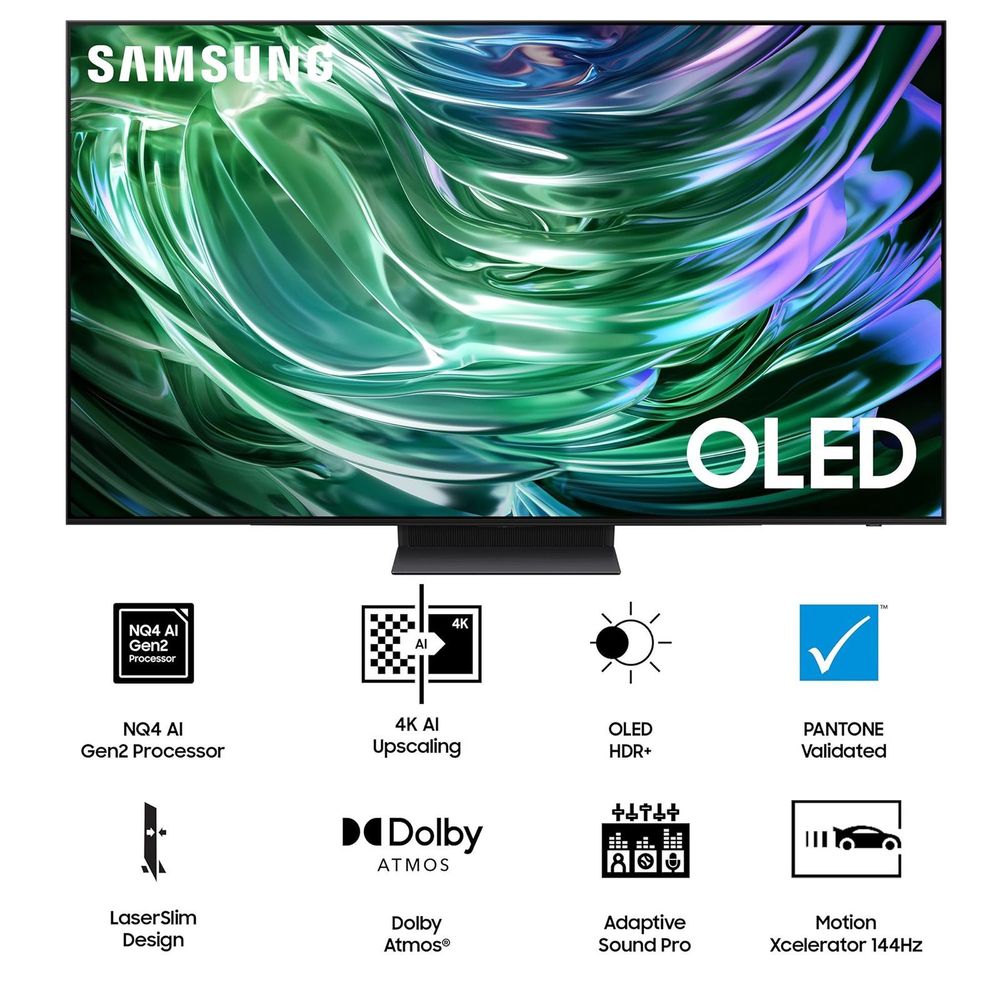 Buy SAMSUNG S90D 165.1 cm (65 inch) OLED 4K Ultra HD Smart Tizen TV ...