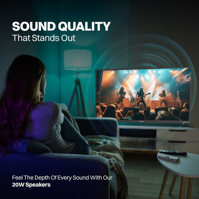 Buy Croma 80 cm (32 inch) HD Ready LED Smart Google TV with Dolby Audio ...
