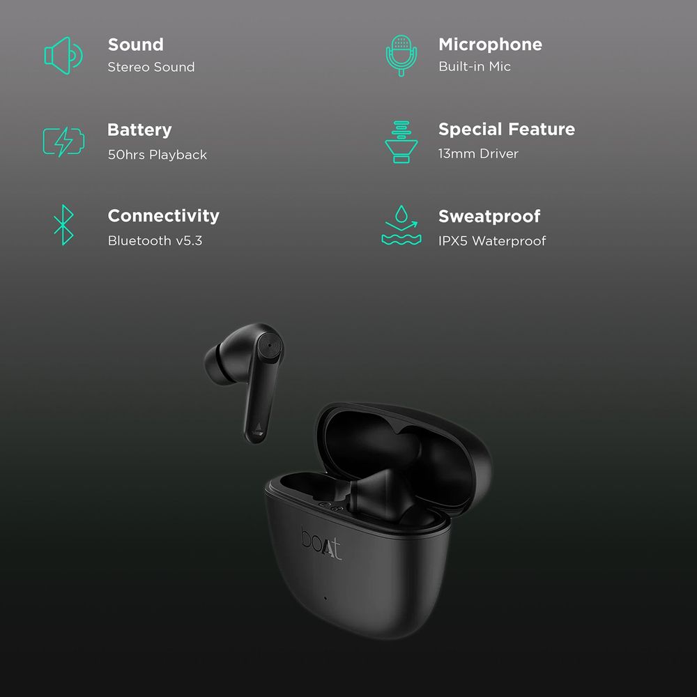 Buy boAt Airdopes Atom 83 TWS Earbuds with Environmental Noise ...