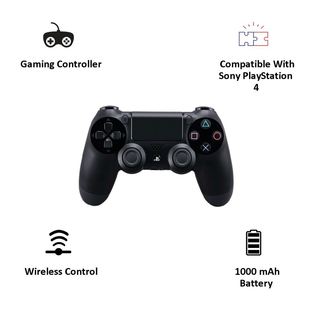 Sony Dualshock 4 Wireless Controller for PlayStation 4 (Black) - Price ...