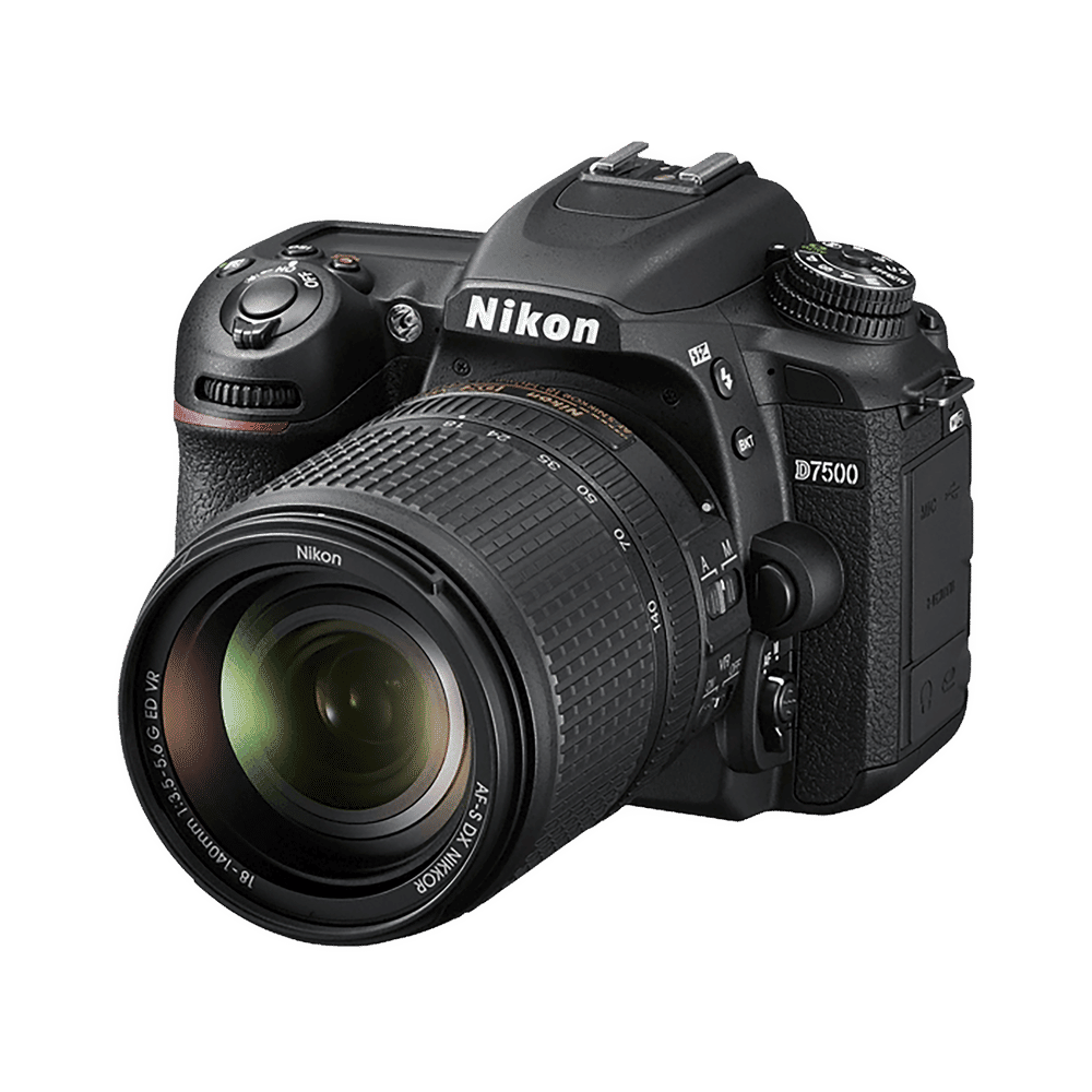Buy Nikon D7500 20.9MP DSLR Camera (18-140 mm Lens, 23.5 x 15.7 mm ...