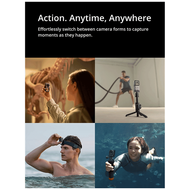 Buy DJI Action 2 Dual Screen Combo 4K and 12MP 120 FPS Waterproof ...