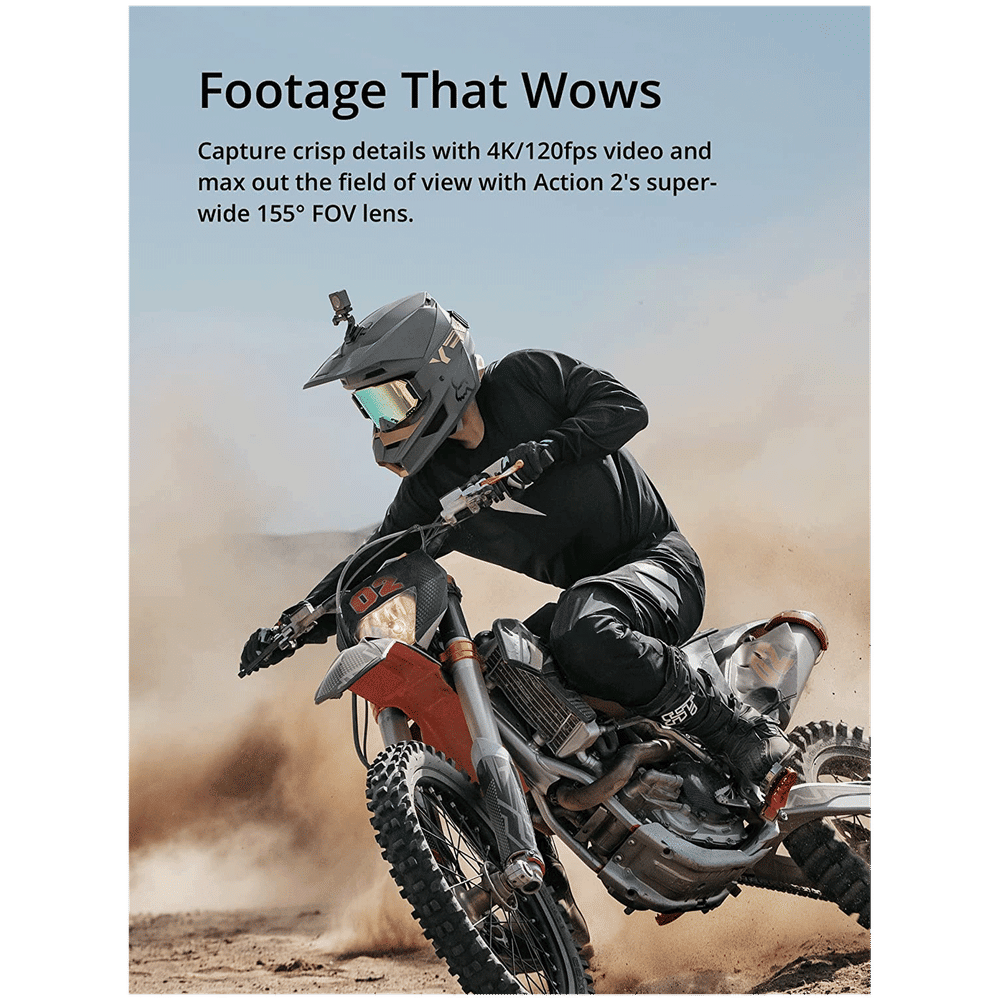 Buy DJI Action 2 Dual Screen Combo 4K and 12MP 120 FPS Waterproof ...