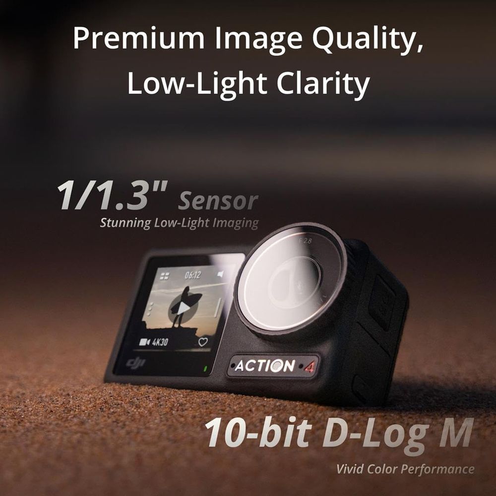 Buy DJI Osmo Action 4 Standard Combo 4K and 10MP 240 FPS Waterproof ...