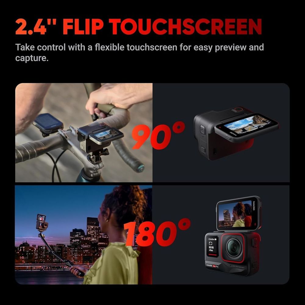 Buy Insta360 Ace Pro 2 4K and 48MP 120 FPS Waterproof Action Camera ...
