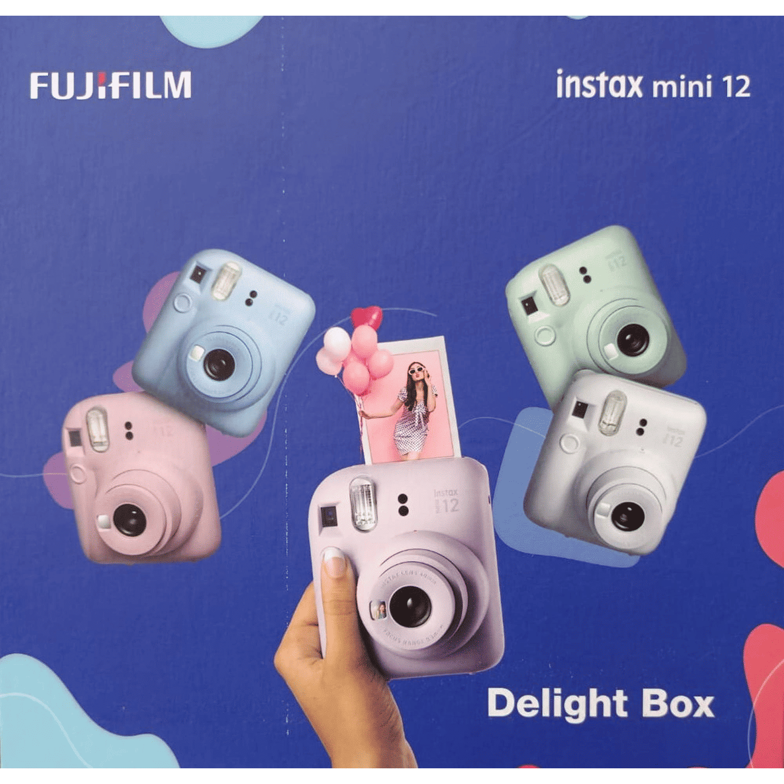 Buy FUJIFILM Instax Mini 12 Delight Box Instant Camera with 10 Shots ...
