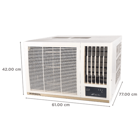 Buy O GENERAL 1.8 Ton 3 Star Non Inverter Window AC (2023 Model, Copper ...