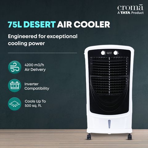 Buy Croma 75 Litres Desert Air Cooler with Inverter Compatible ...