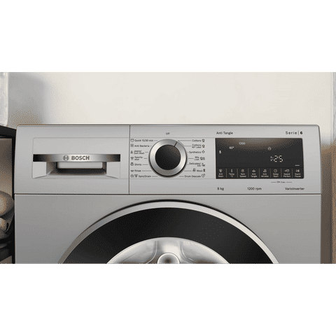 Buy BOSCH 8 kg Fully Automatic Front Load Washing Machine (Series 6 ...