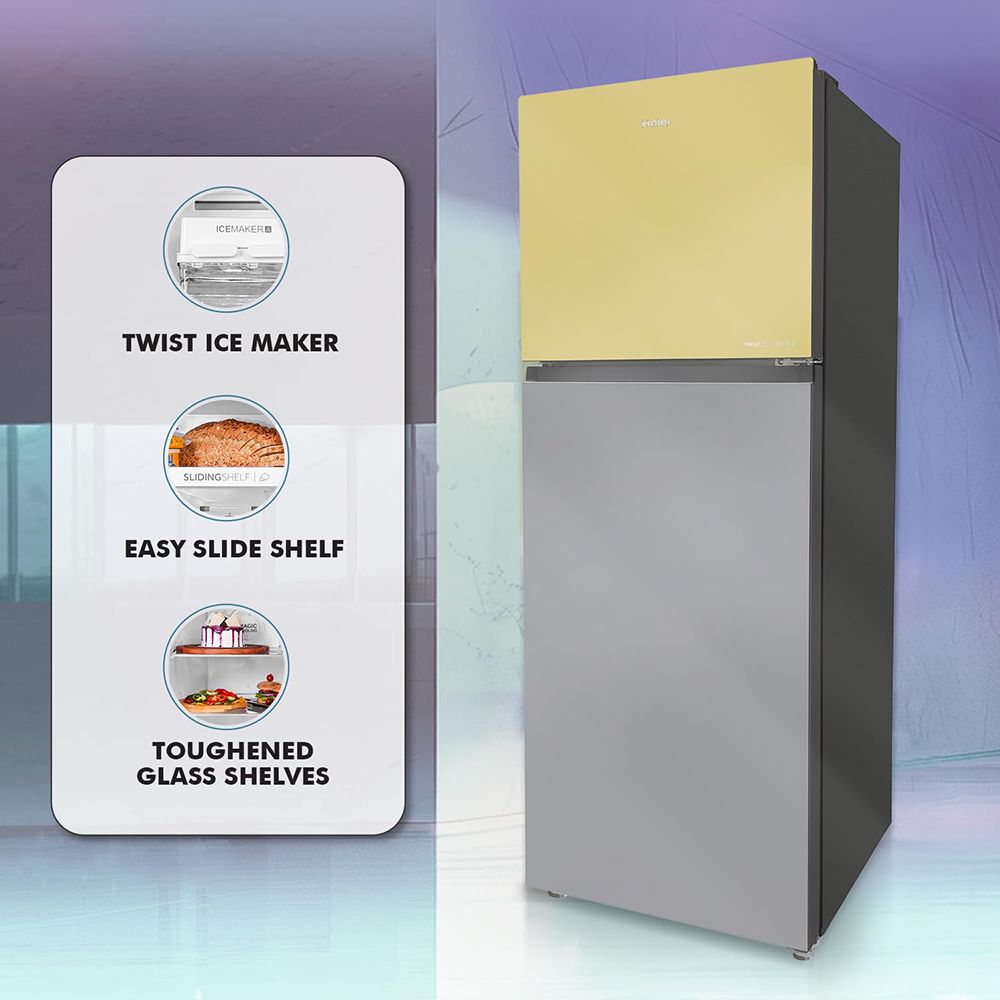 Buy Haier Vogue Series 328 Litres 3 Star Frost Free Double Door ...