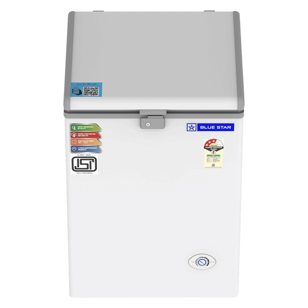 Buy Blue Star NEYW Series 108 Litres 3 Star Single Door Deep Freezer ...