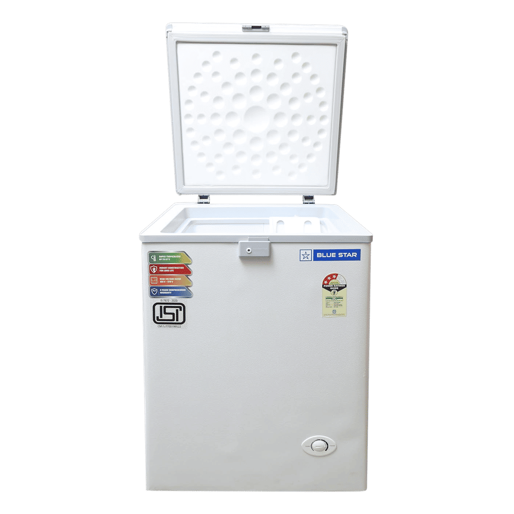 Buy Blue Star NEYW Series 108 Litres 3 Star Single Door Deep Freezer ...