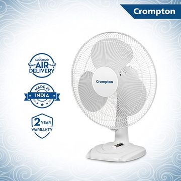 Buy Crompton High Flo Wave Plus 400mm 3 Blade Copper Motor Table Fan ...