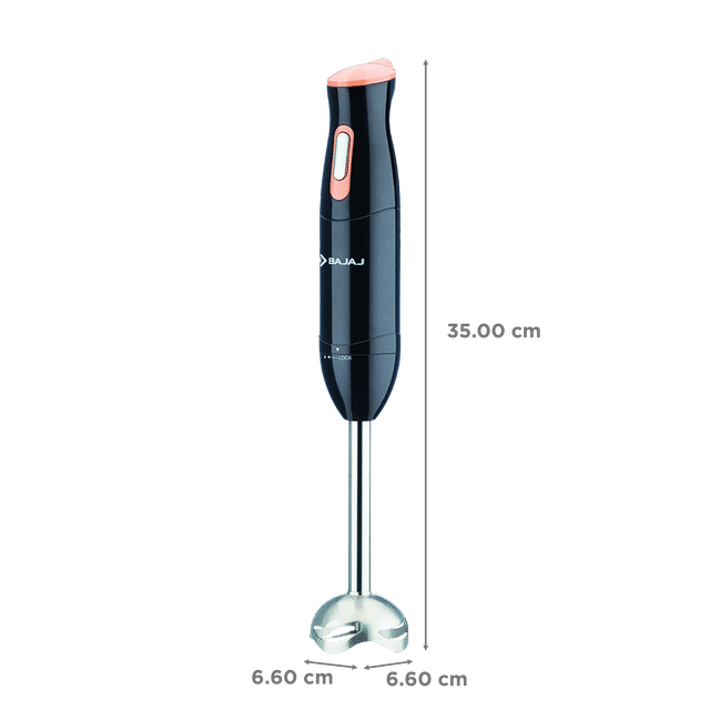 Buy Bajaj HB 21 300 Watt Hand Blender (Silent DC Motor, Black) Online ...