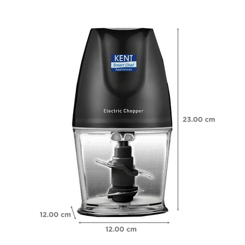 Buy KENT 250 Watt Vegetable Chopper with 2 Blades (Black) Online - Croma