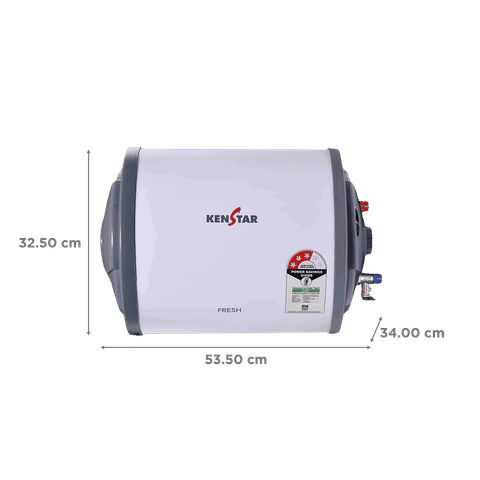 Buy KENSTAR Fresh 15 Litres 3 Star Horizontal Storage Water Geyser with ...