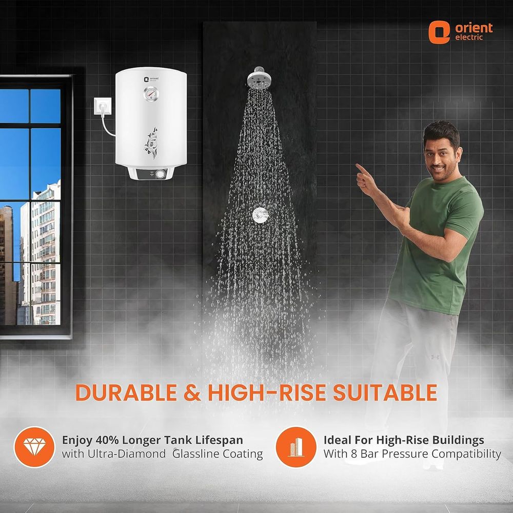 Buy Orient Urja Plus 10 Litre 4 Star Vertical Storage Geyser with ...