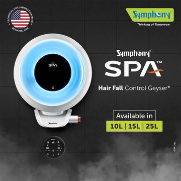 Buy Symphony SPA 10 Litre 5 Star Vertical Storage Geyser with PUROPOD 9 ...
