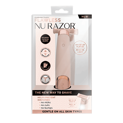 Buy FINISHING TOUCH FLAWLESS NU Razor Rechargeable Cordless Electric ...