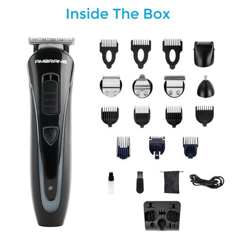 Buy ambrane Cruiser 5-in-1 Rechargeable Cordless Grooming Kit for Face ...