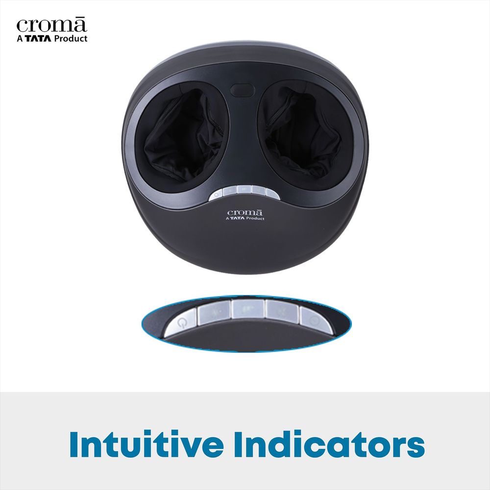 Buy Croma Foot Massager (Shiatsu Massage Therapy, Warm Function, Rubber ...