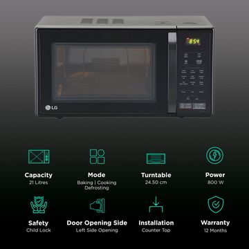 Buy LG 21L Convection Microwave Oven with Intellowave Technology ...