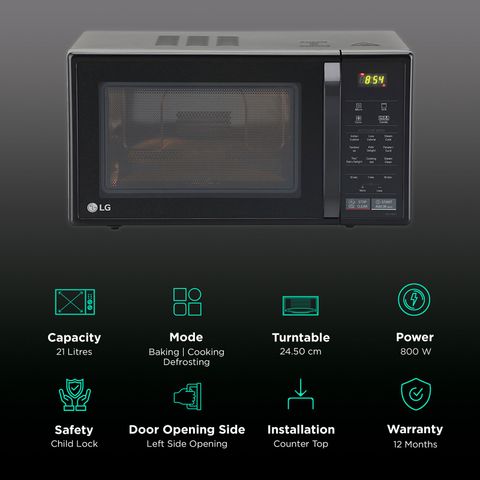 Buy LG 21L Convection Microwave Oven with Intellowave Technology ...