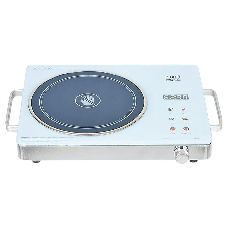 Buy Croma Infrared 2200W Induction Cooktop with 3 Preset Menus Online ...