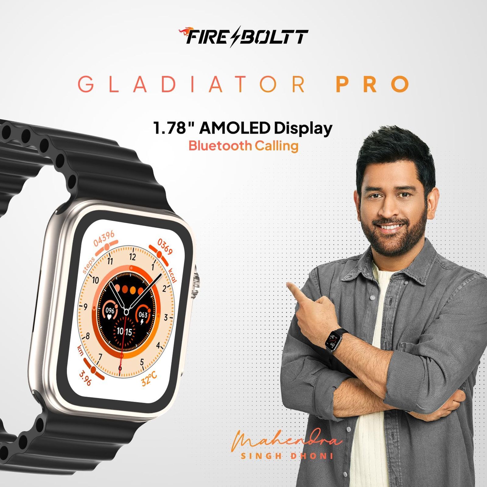 Buy FIRE-BOLTT Gladiator Ocean Smartwatch with Bluetooth Calling (49 ...