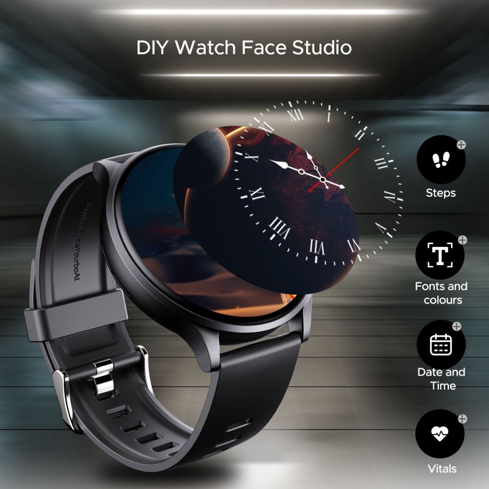 Buy boAt Lunar Prime Smartwatch with Bluetooth Calling (36.8mm AMOLED ...