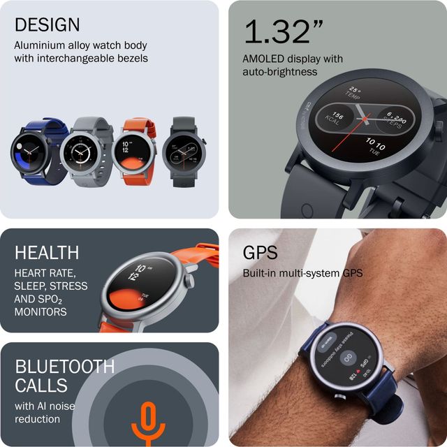 Buy Nothing Watch Pro 2 Smartwatch with Bluetooth Calling (33.52mm ...