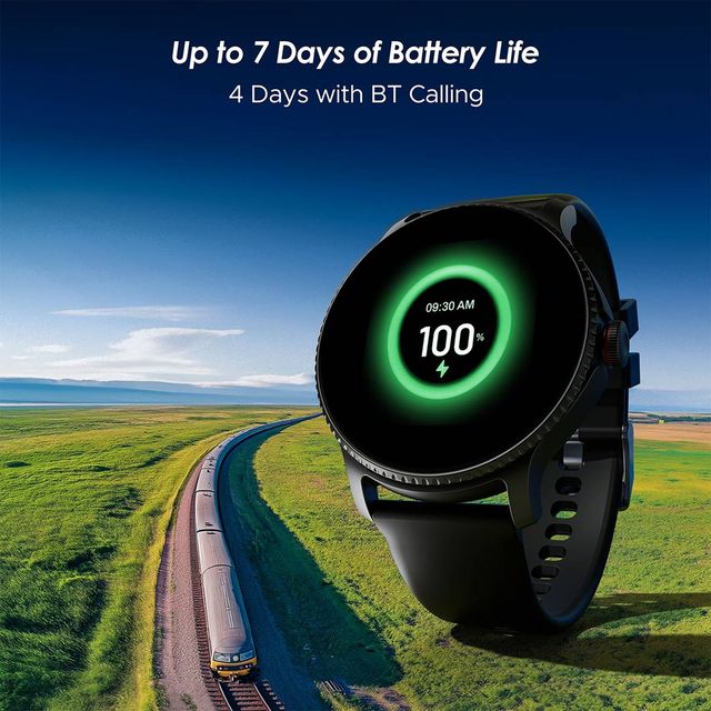 Buy boAt Lunar Discovery Smartwatch with Bluetooth Calling (35mm HD ...